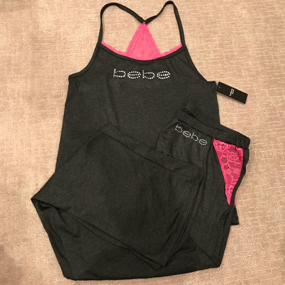 bebe | Intimates & Sleepwear | Bebe Sleepwear Pajamas Set Nwt | Poshmark